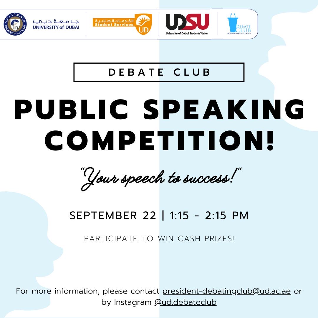 Public Speaking Competition - University of Dubai