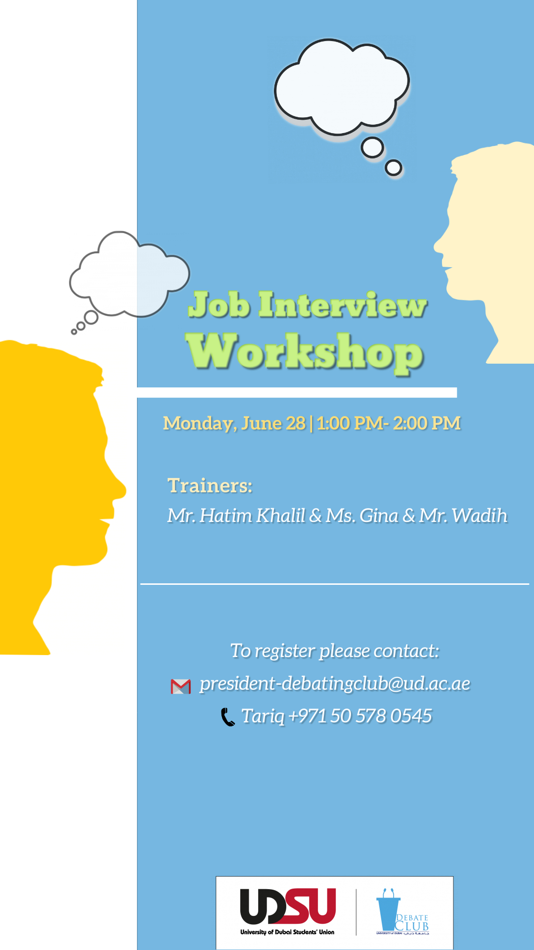 Job Interview Workshop - University of Dubai