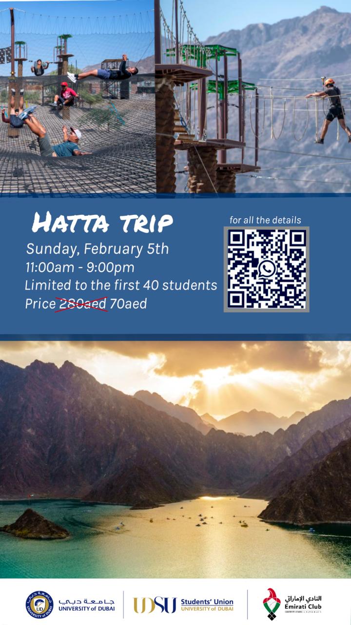 Hatta Trip - By the Emirati Club - University of Dubai